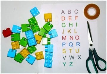 Building Words - Spelling Activity with Blocks - Playtivities