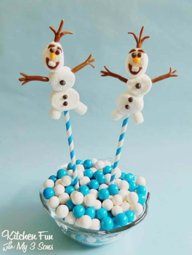 Olaf the Snowman Treats to make with your kids - Playtivities