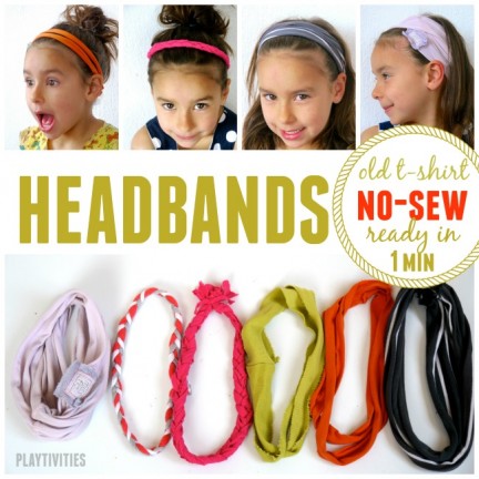 QUICK DIY Accessory. Paper Tissue Headband - PLAYTIVITIES
