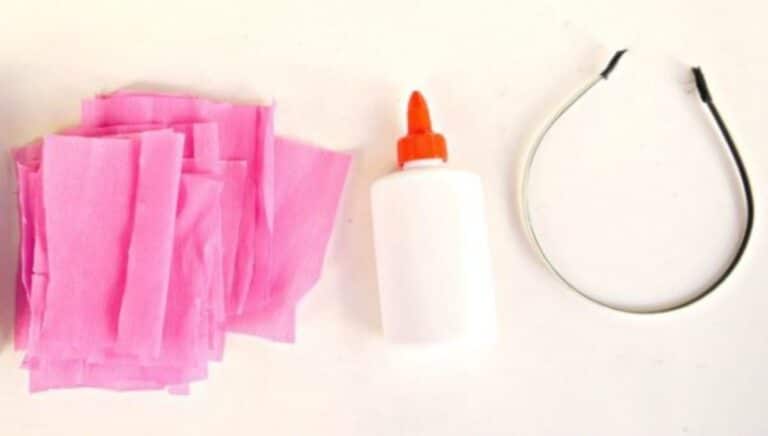 QUICK DIY Accessory. Paper Tissue Headband - Playtivities