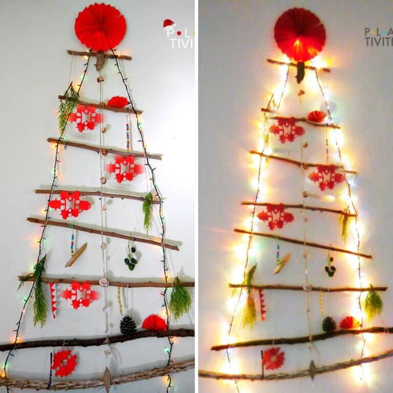 13 Proven Ideas To make DIY Christmas Tree For Kids - PLAYTIVITIES