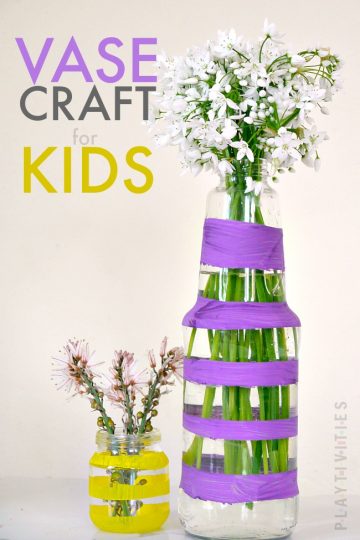 Vase Craft For Kids - PLAYTIVITIES