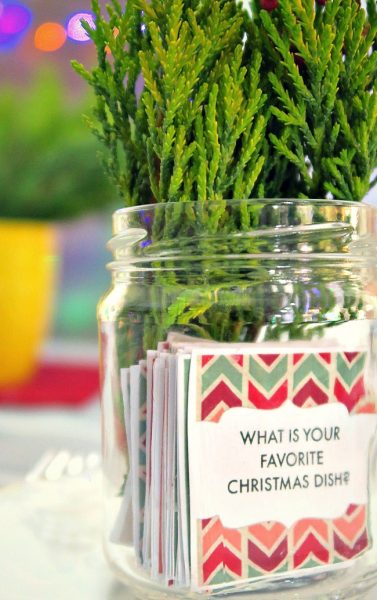 50 Christmas Dinner Conversation Starters. Free Printable Cards ...