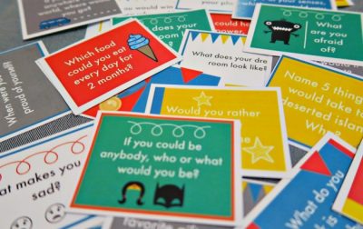 Reimagined Mealtime with Family Conversation Starter Cards - Playtivities