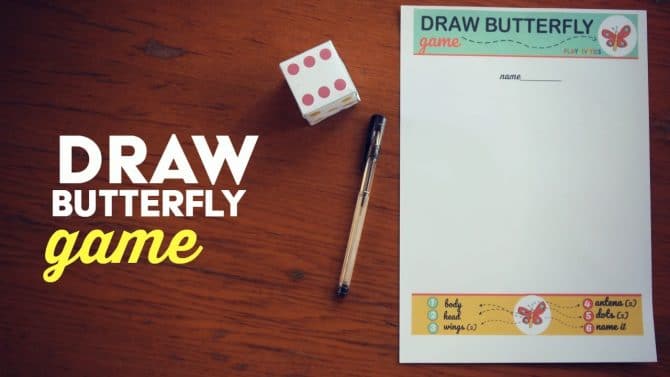 Butterfly Drawing Game