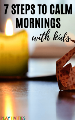 Mindfulness Activity For kids - 7 Steps to Calm Mornings - PLAYTIVITIES