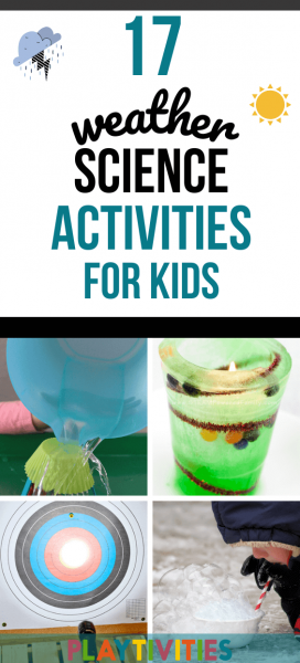 Exciting Weather Science Experiments to Do At home - Playtivities