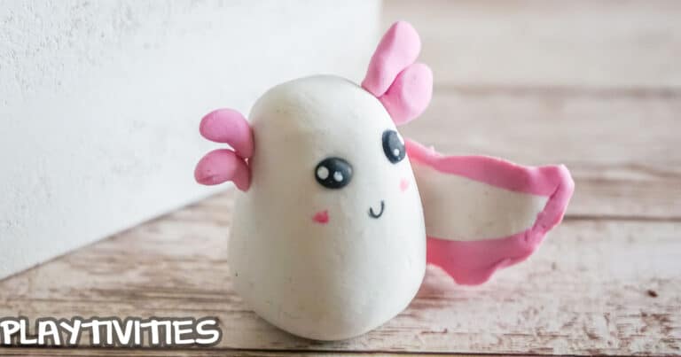 How to Make a Polymer Clay Axolotl - Playtivities