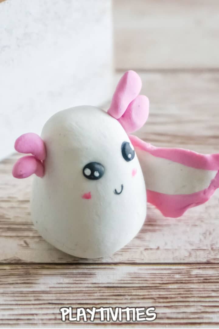 How to Make a Polymer Clay Axolotl - Playtivities