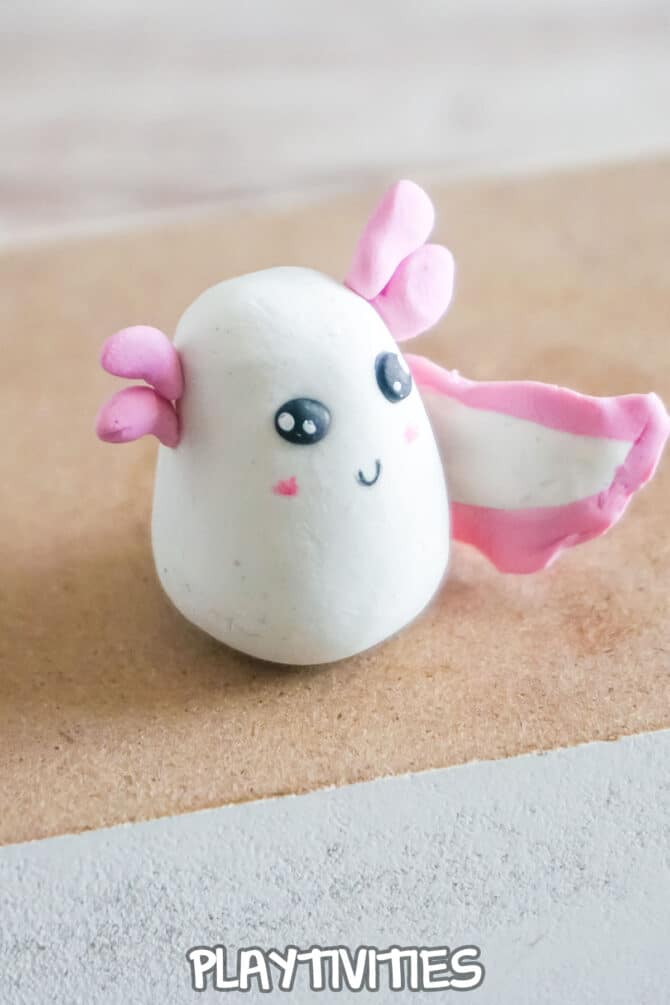How to Make a Polymer Clay Axolotl - Playtivities
