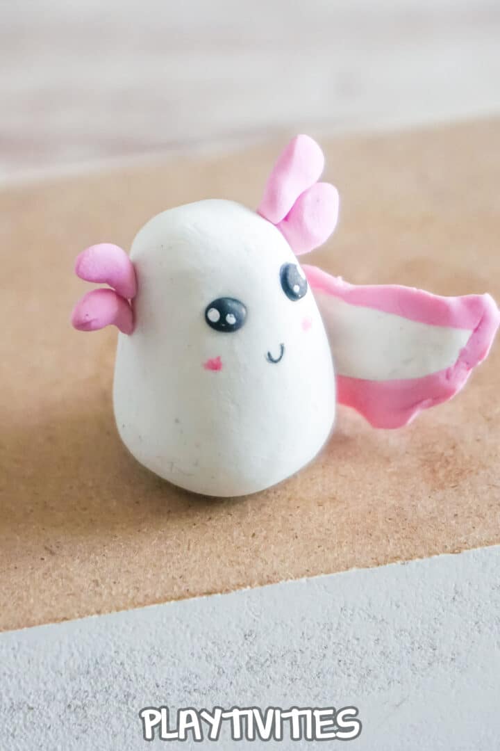 How to Make a Polymer Clay Axolotl - Playtivities