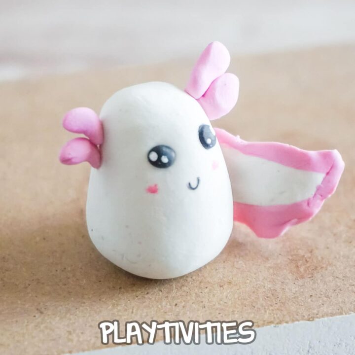 How to Make a Polymer Clay Axolotl - Playtivities