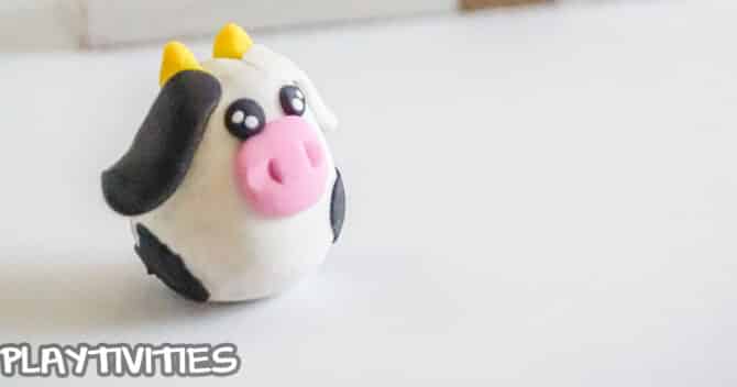 How to Make a Cow from Polymer Clay - Playtivities
