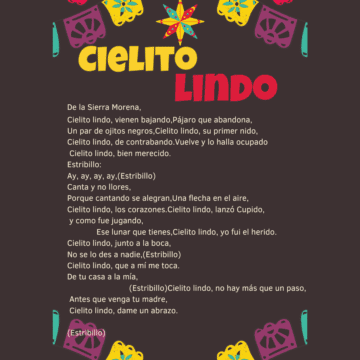 Cielito Lindo Printable Lyrics, Origins, and Video