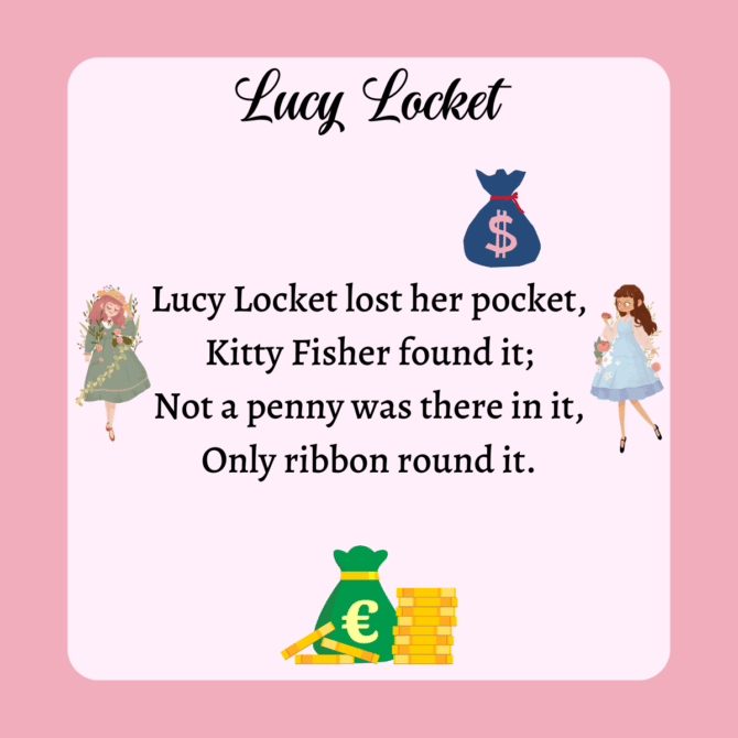 Lucy Locket Nursery Rhyme (Printable, Origins, and Lyrics)