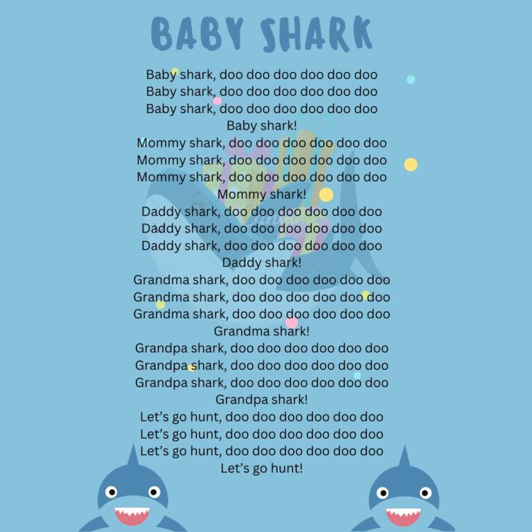Baby Shark Printable Lyrics, Origins, and Video