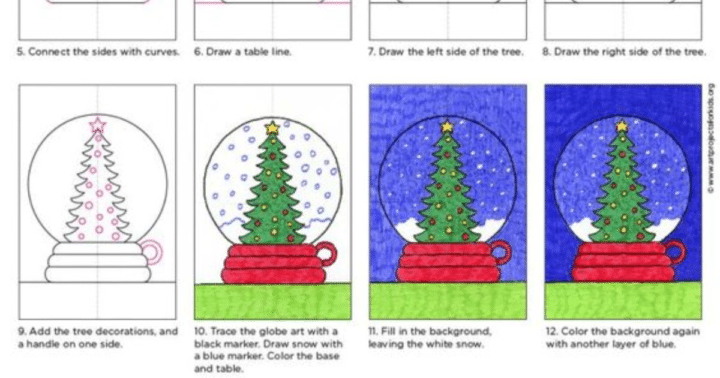 20 Christmas Drawing Ideas For Kids