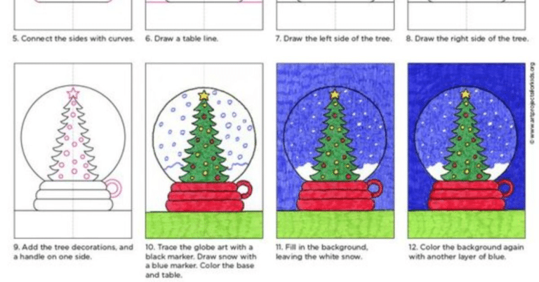 20 Christmas Drawing Ideas For Kids